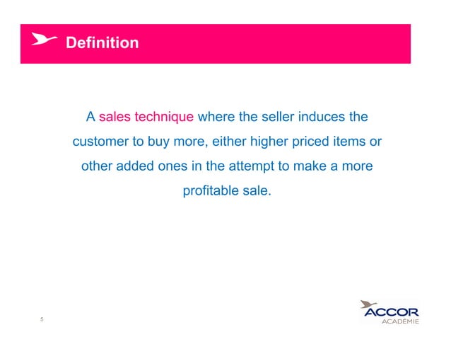 Up selling FnB Service training | PDF