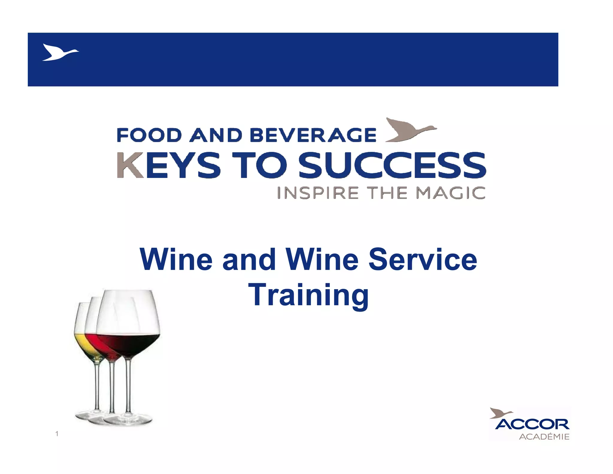 wine and wine service training | PDF
