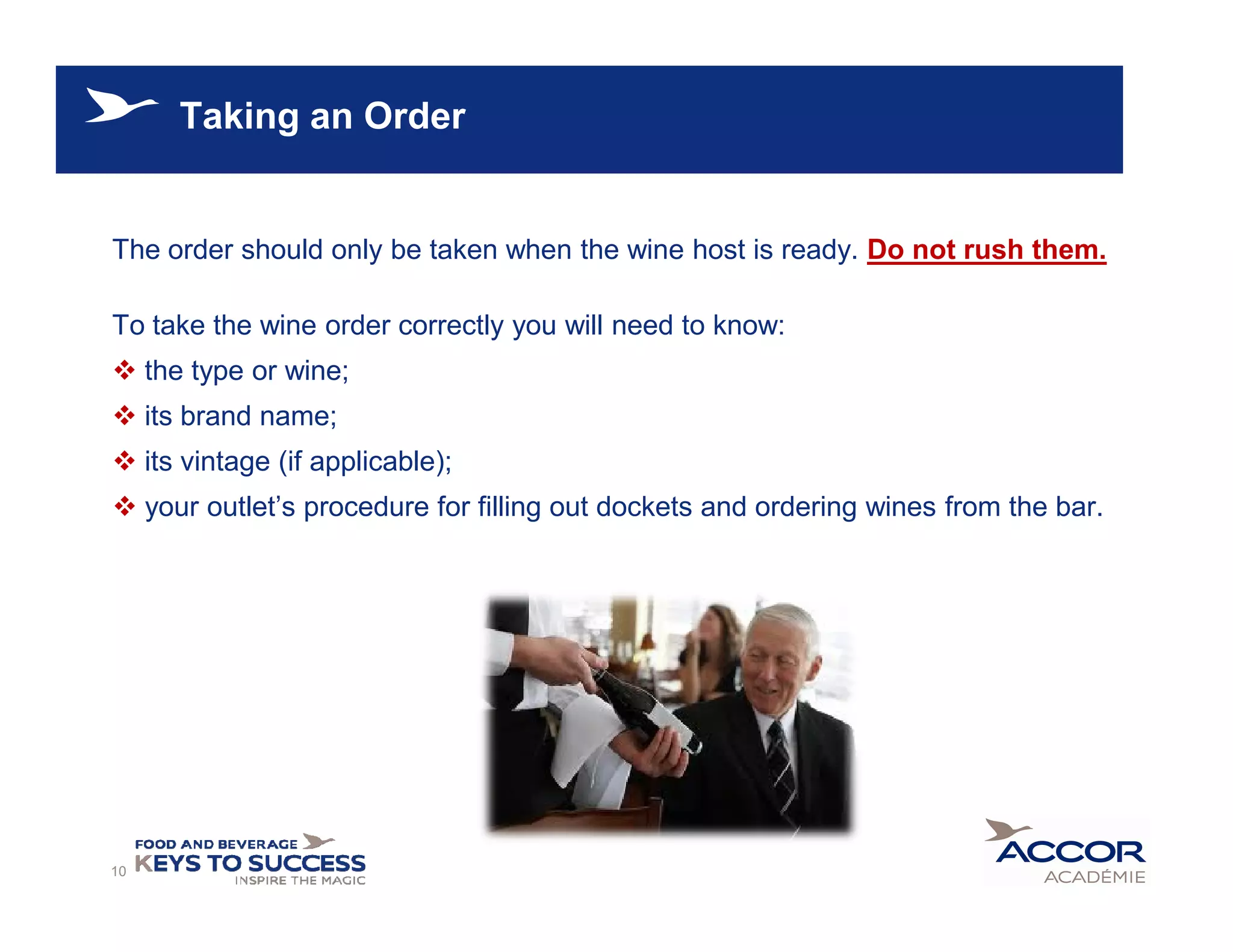 wine and wine service training | PDF