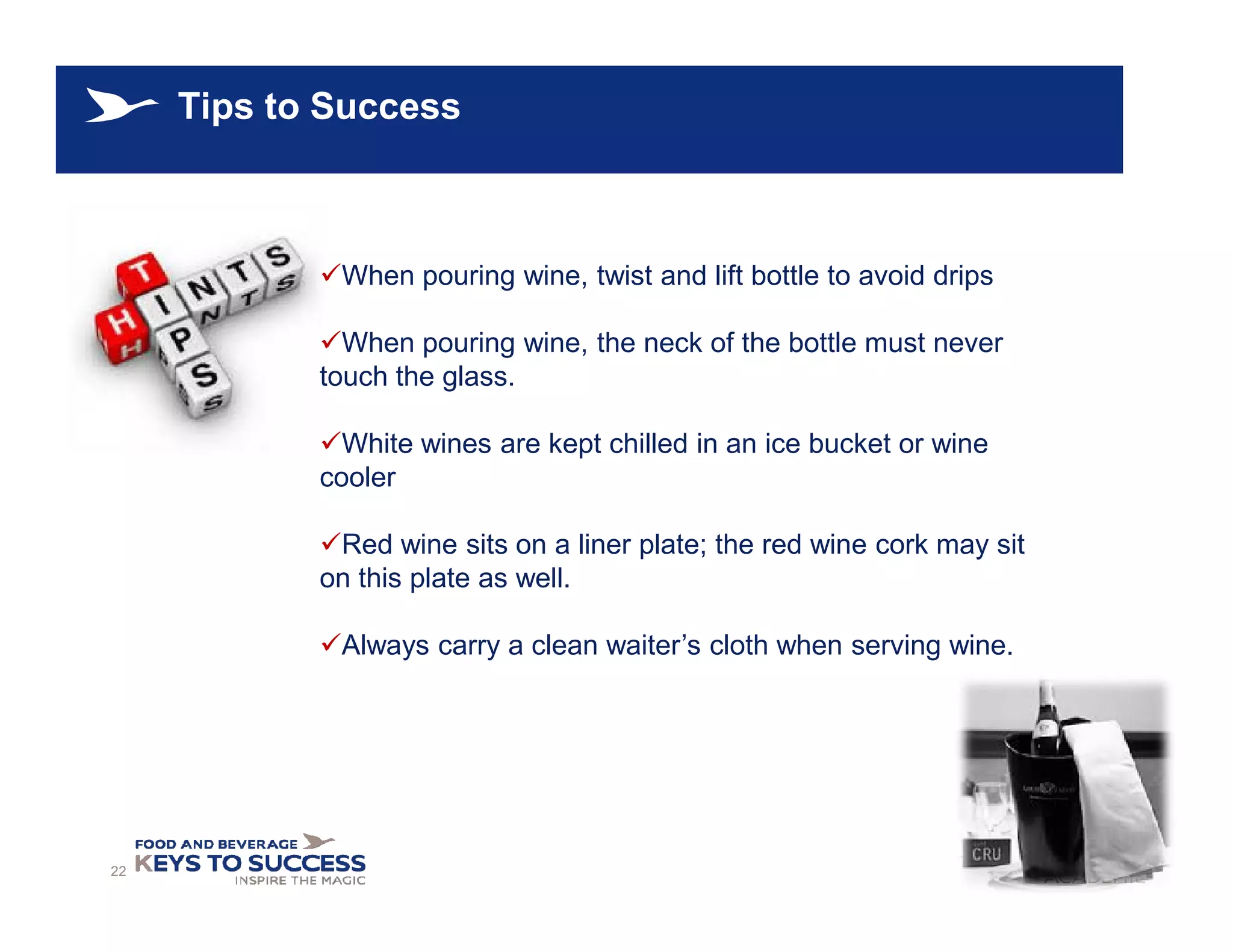 wine and wine service training | PDF