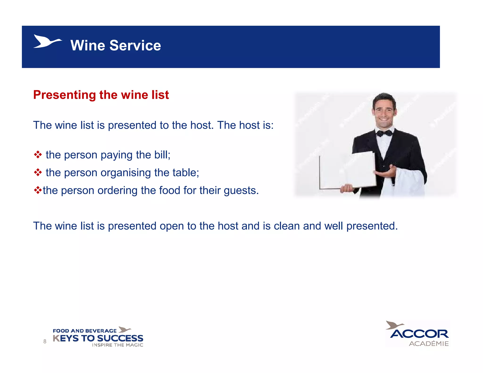 wine and wine service training | PDF