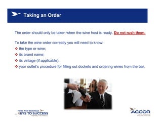 wine and wine service training | PDF