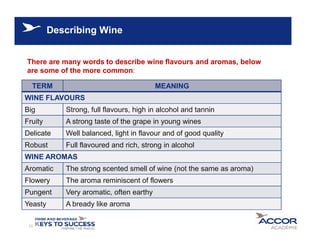 wine and wine service training | PDF