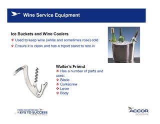 wine and wine service training | PDF