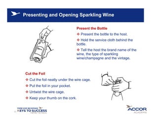 wine and wine service training | PDF