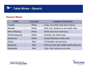 wine and wine service training | PDF