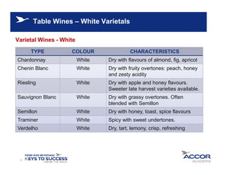 wine and wine service training | PDF