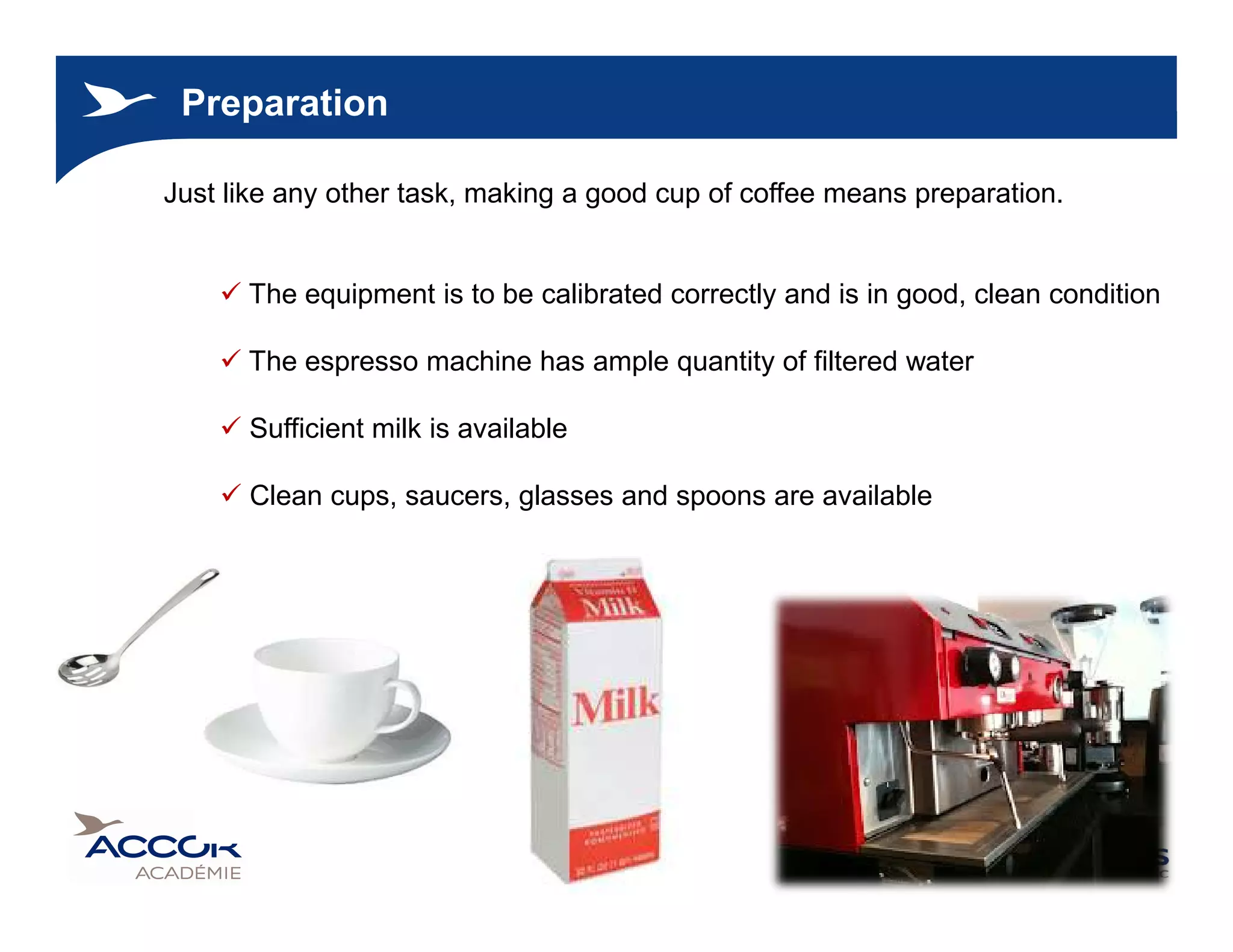 Espresso coffee training | PDF