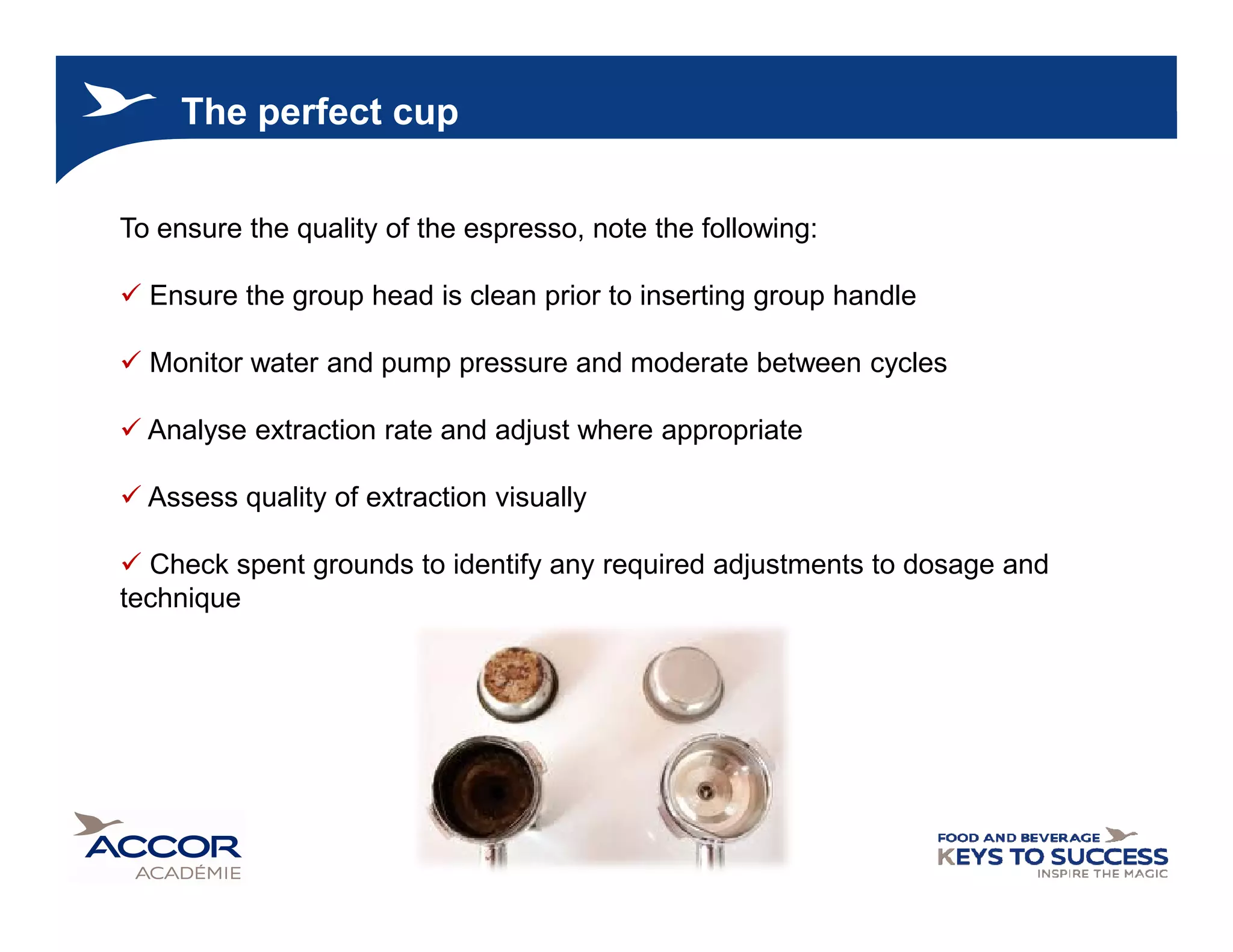 Espresso coffee training | PDF