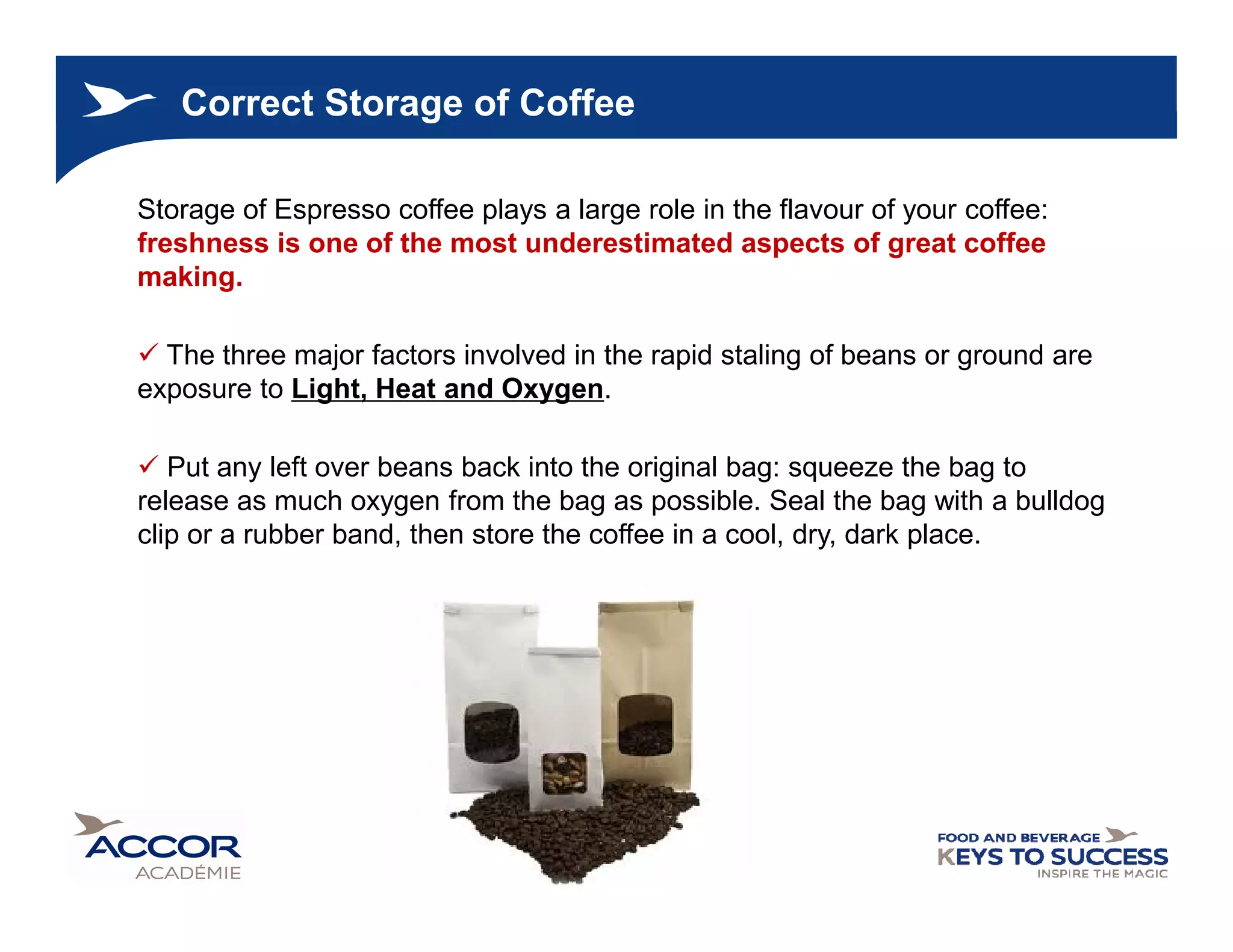 Espresso coffee training | PDF