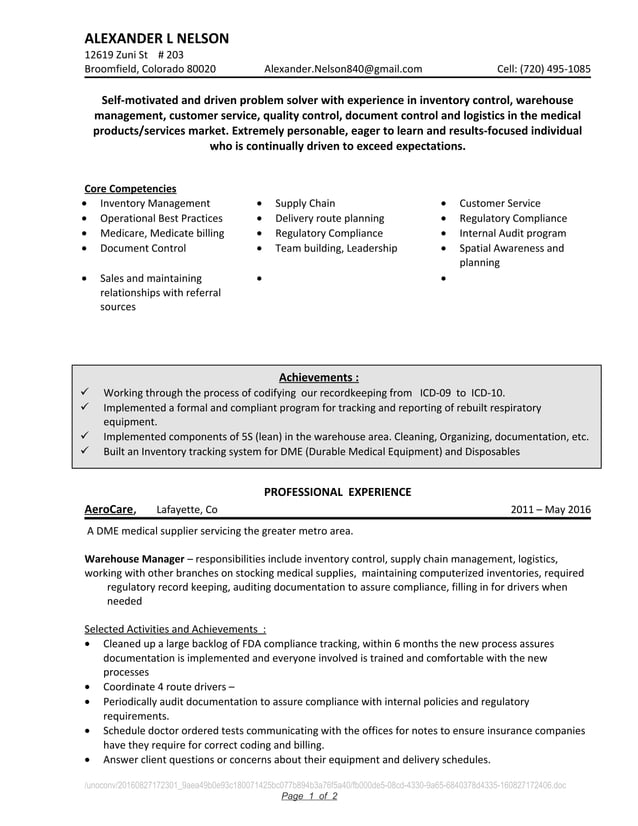 resume updated | DOC