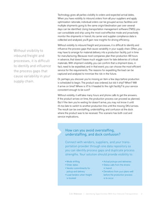 InboundTransportation | PDF