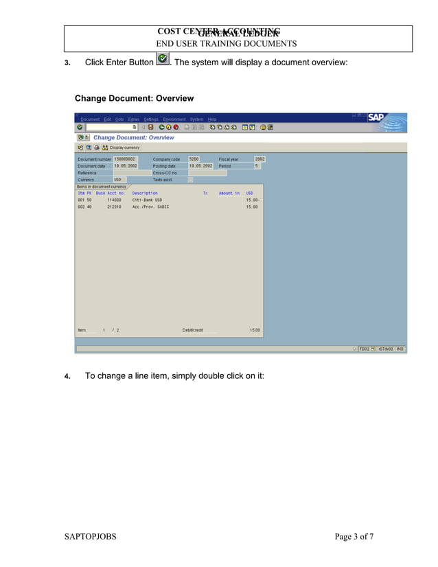 Fb02 gl document change | DOC
