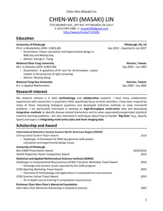 CV Chien-Wei Lin | PDF