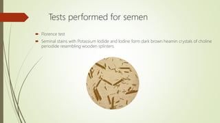 Forensic Biology - Biological evidences | PPTX