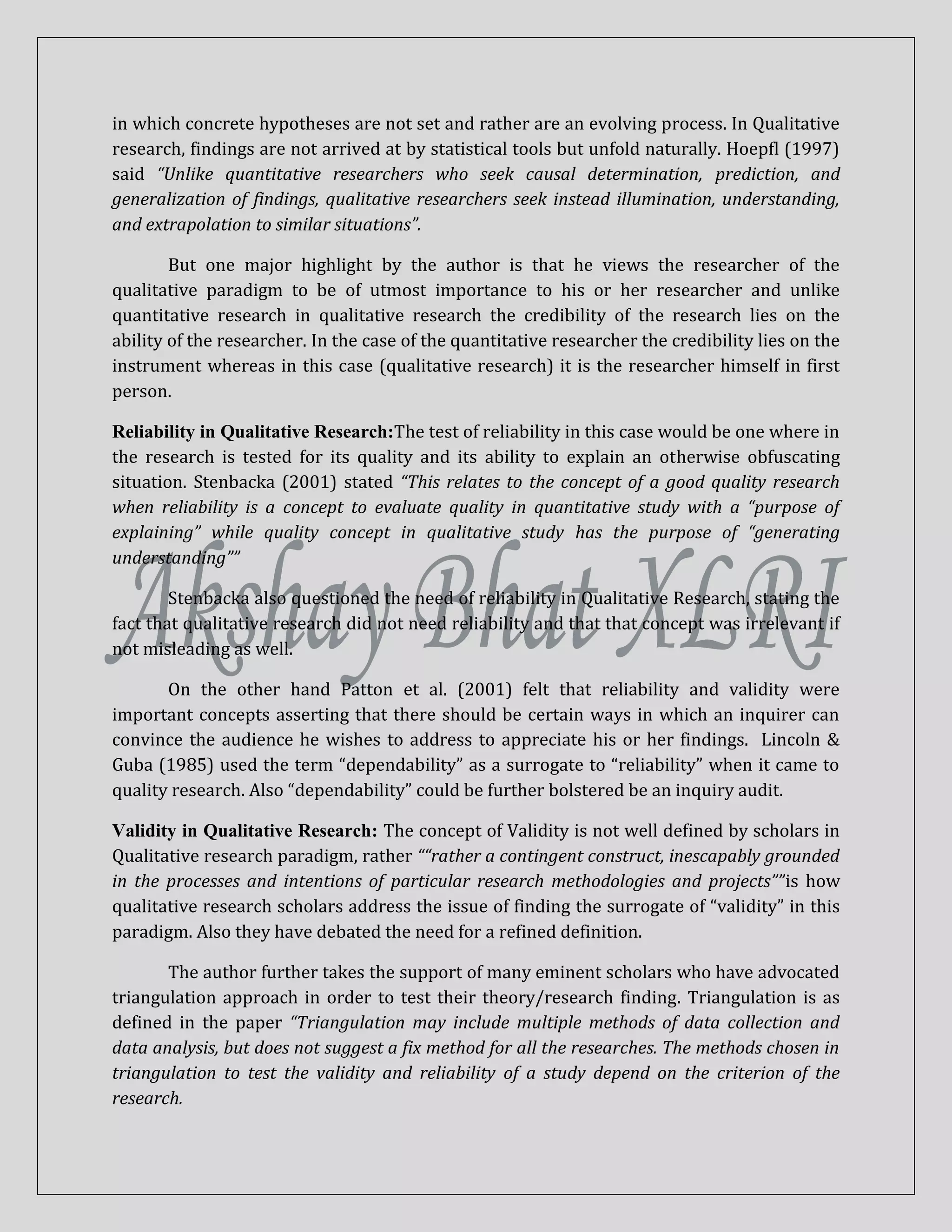 Fb11001 reliability and_validity_in_qualitative_research_summary | PDF