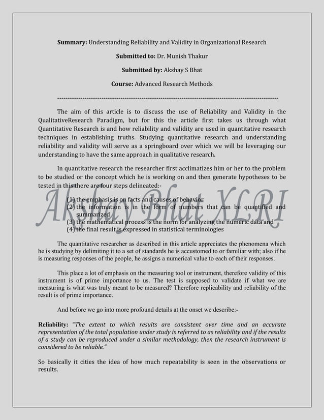 Fb11001 reliability and_validity_in_qualitative_research_summary | PDF