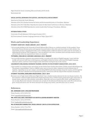 Megan McDowell Academic Resume | DOCX