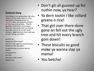 Southern Talk Slides 2 | PPTX