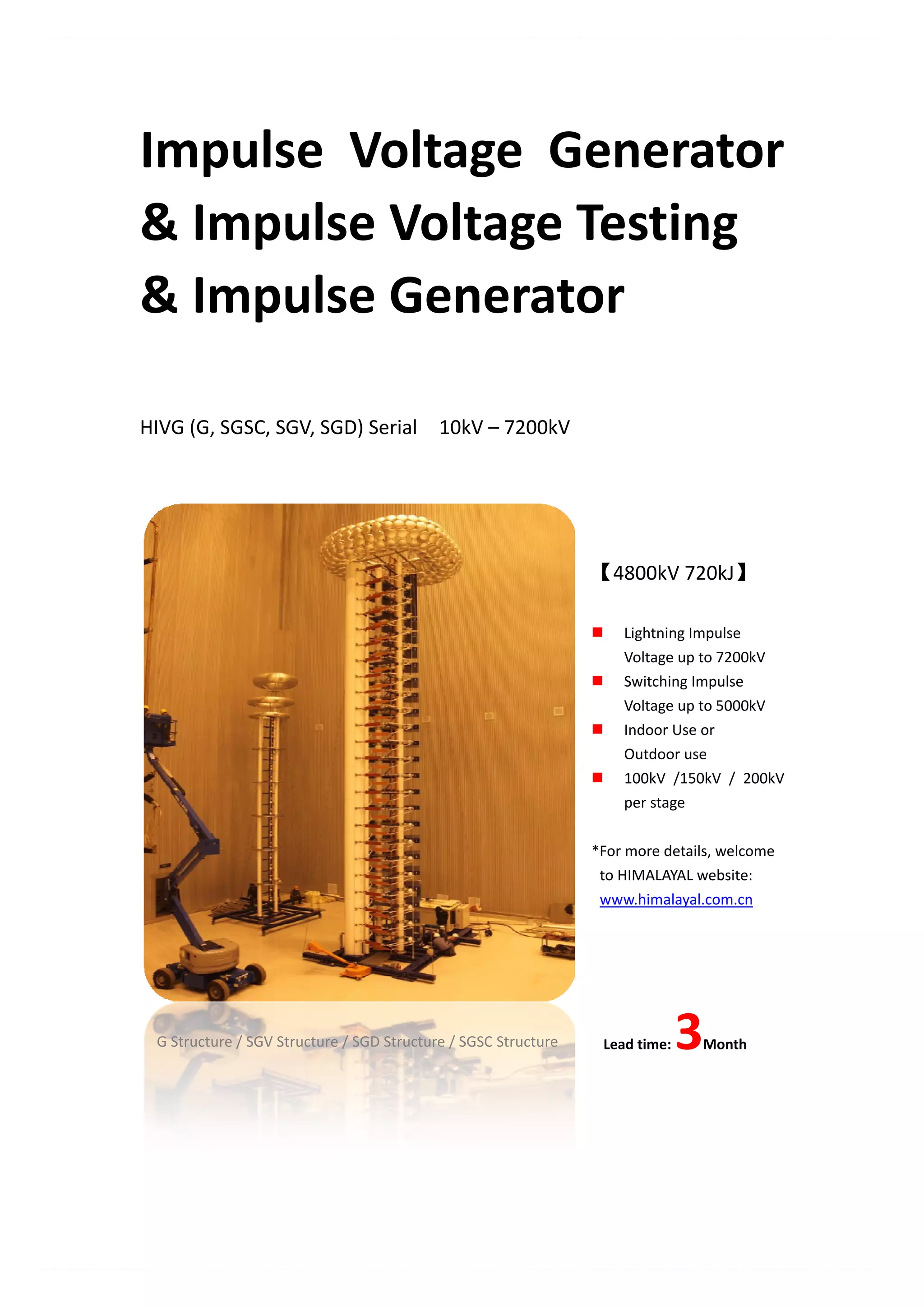 Impulse-Voltage-Generator-Test-System | PDF