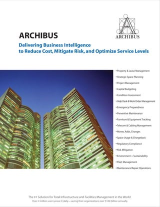 ARCHIBUS Delivering Business Intelligence | PDF | Business | Business ...