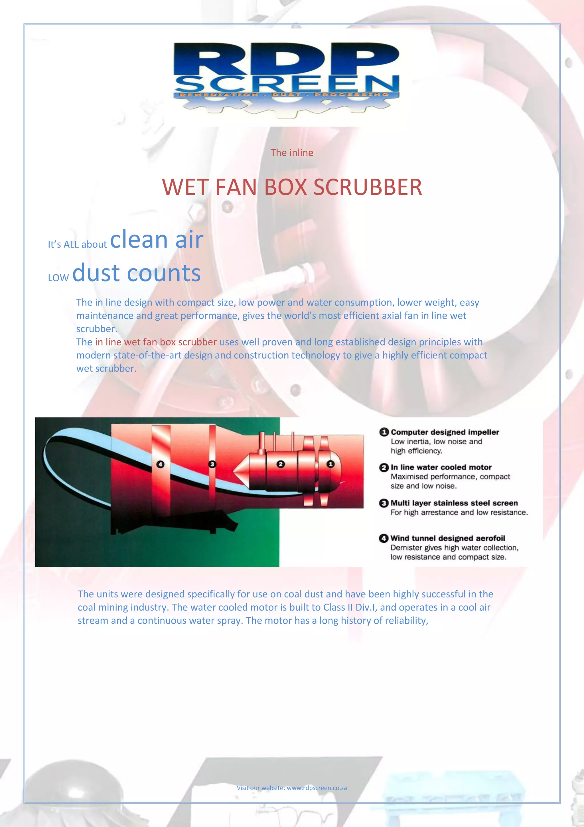 Wet fan scrubber | PDF