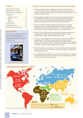 UNWTO Tourism Highlights- 2016 Edition | PDF