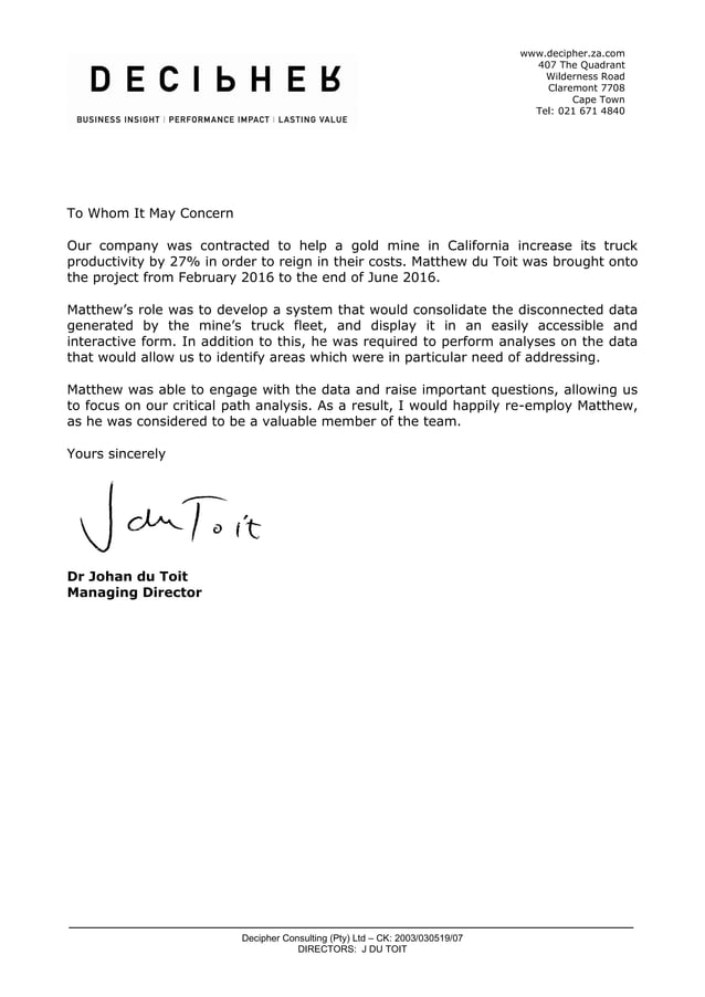 Decipher Reference | PDF