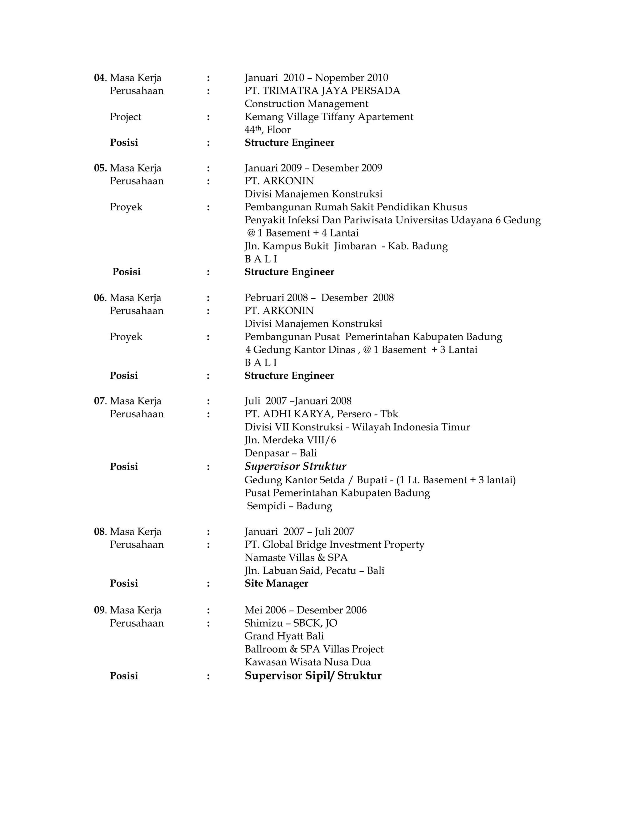 CV - Wahyu ISB - 2016 | PDF
