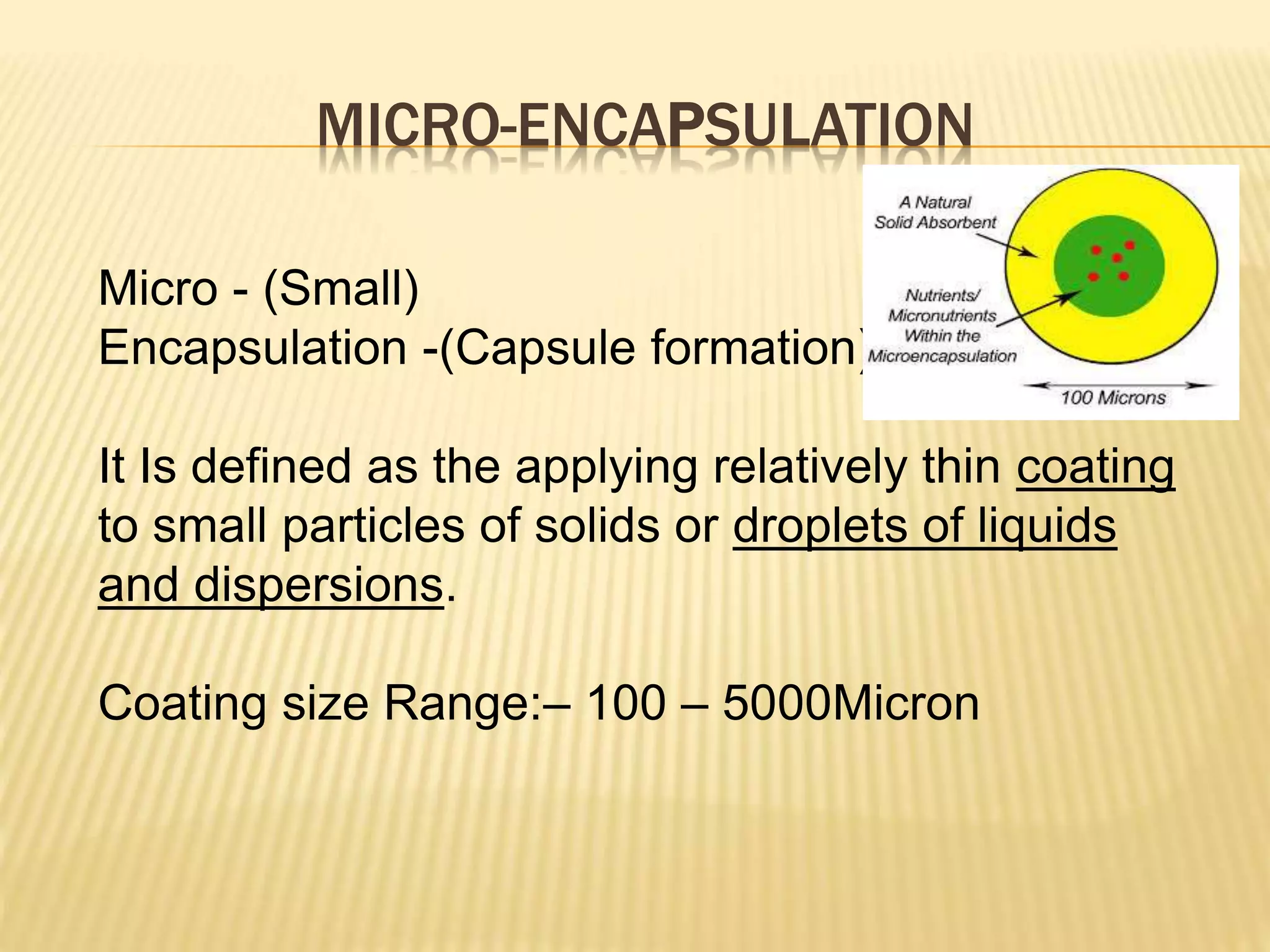 Microencapsulation_000 | PPTX