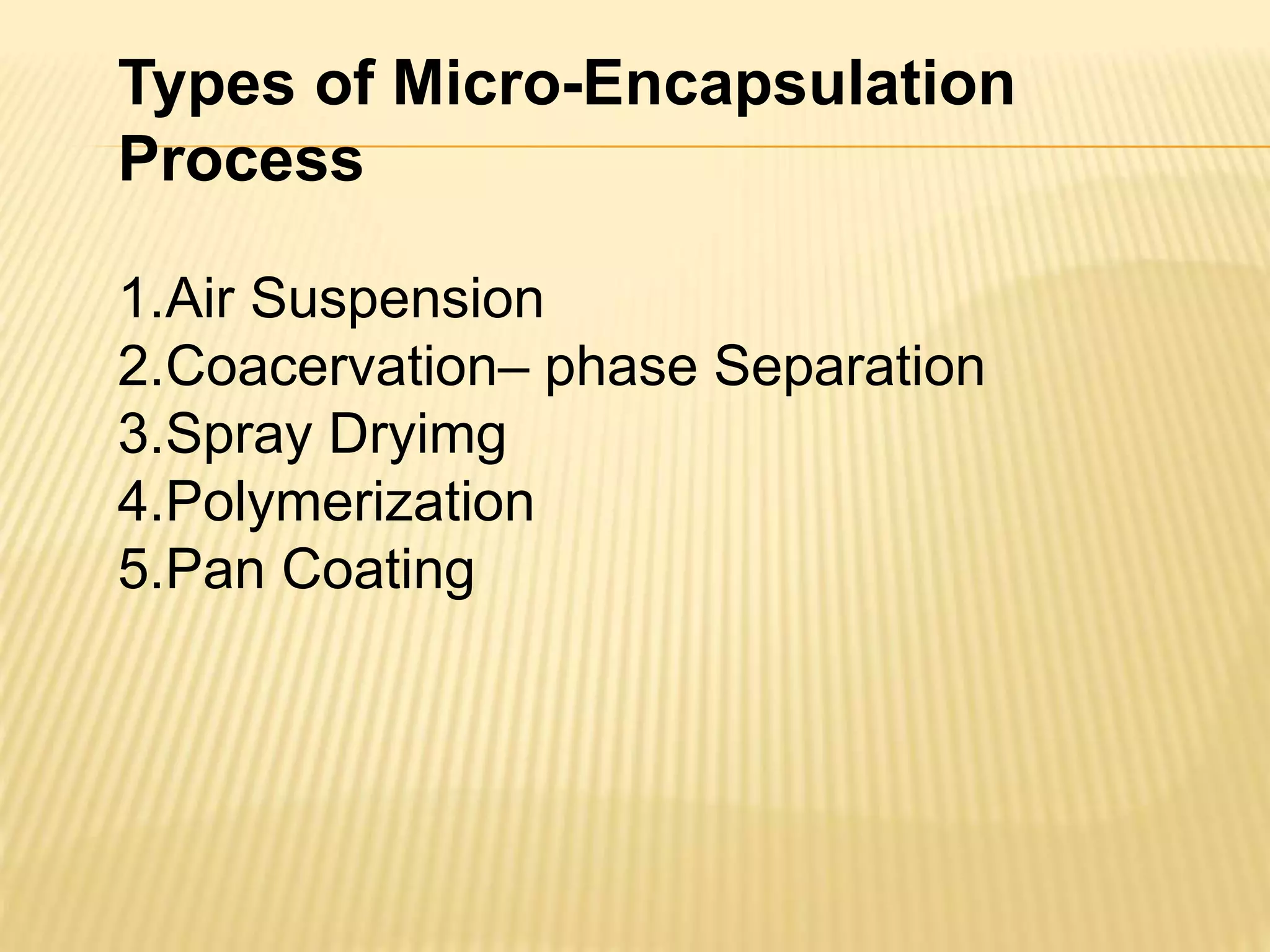 Microencapsulation_000 | PPT