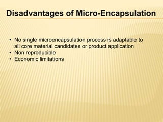 Microencapsulation_000 | PPTX