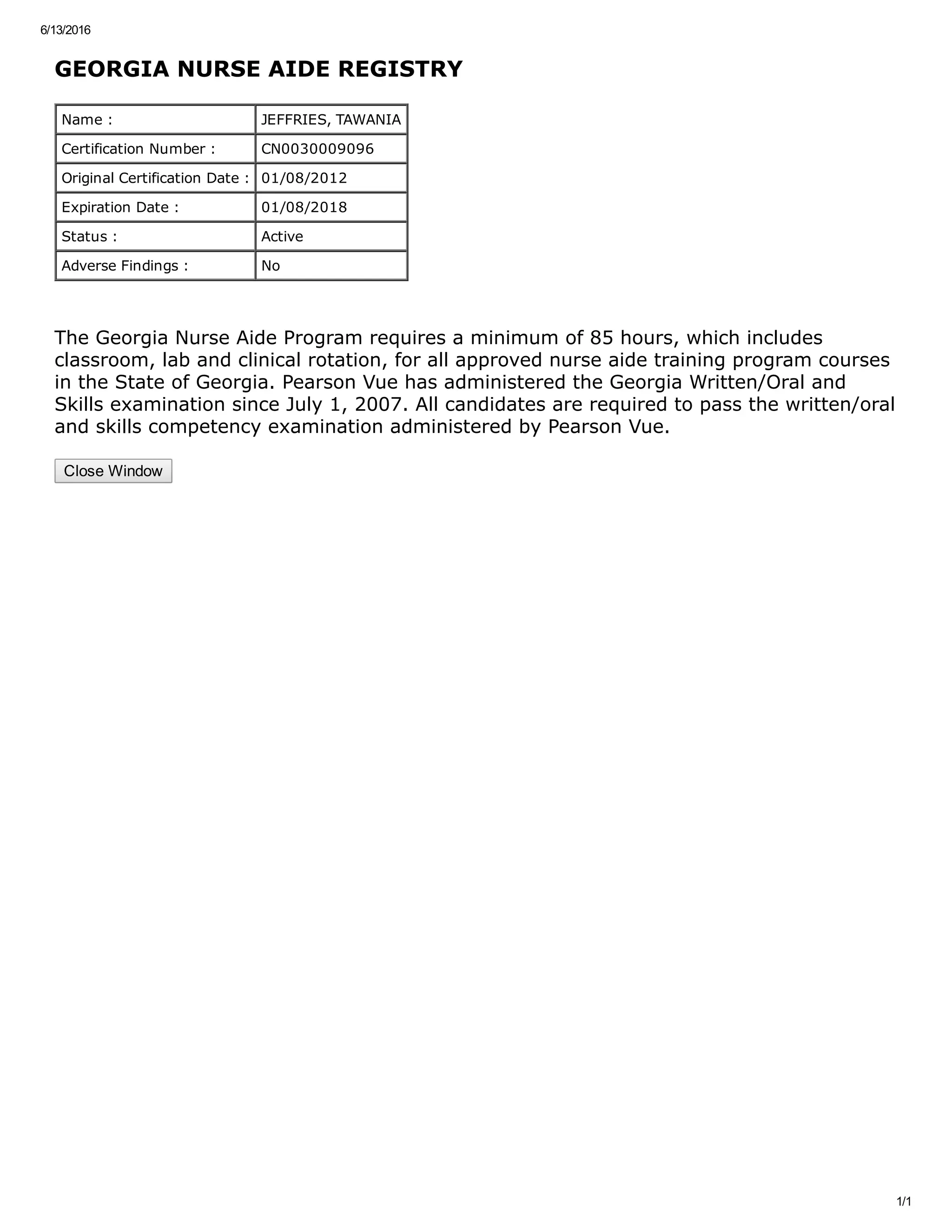 CNA '18 Certificaton | PDF | Medical Health