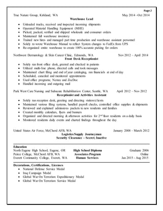Resume | PDF