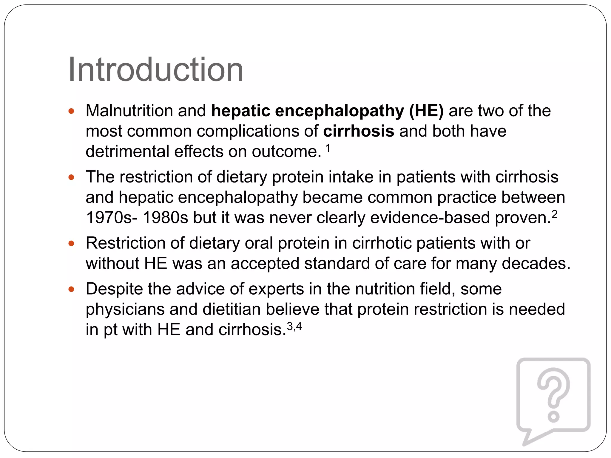 Role of low protein intake in the management | PPTX