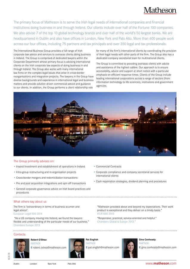 International Business Brochure | PDF