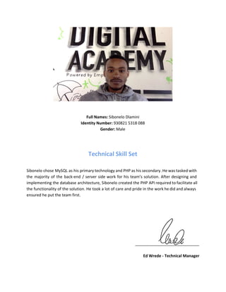 SiboneloDlaminiPOE | PDF | Educational Assessment | Education