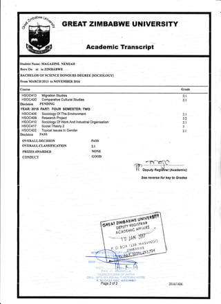 academic transcriot 2 | PDF