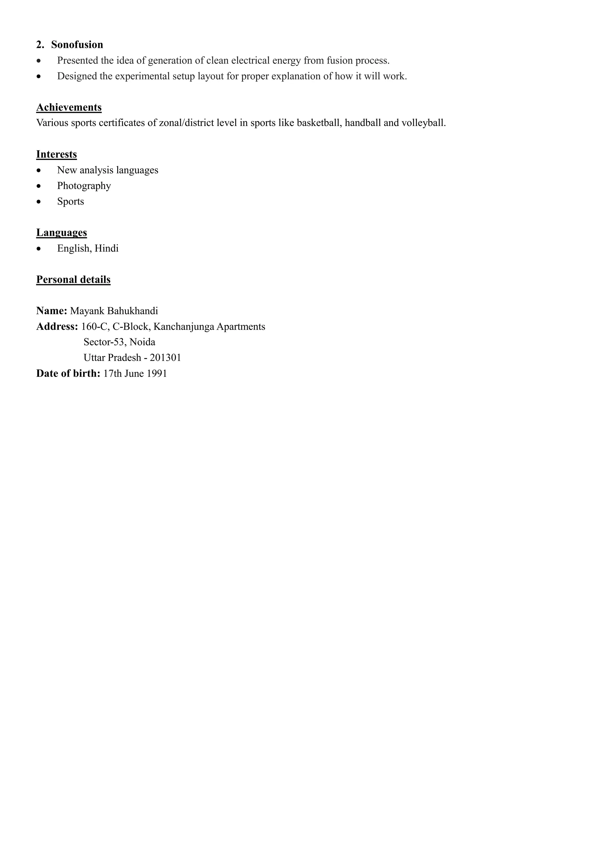 Mayank Bahukhandi | PDF