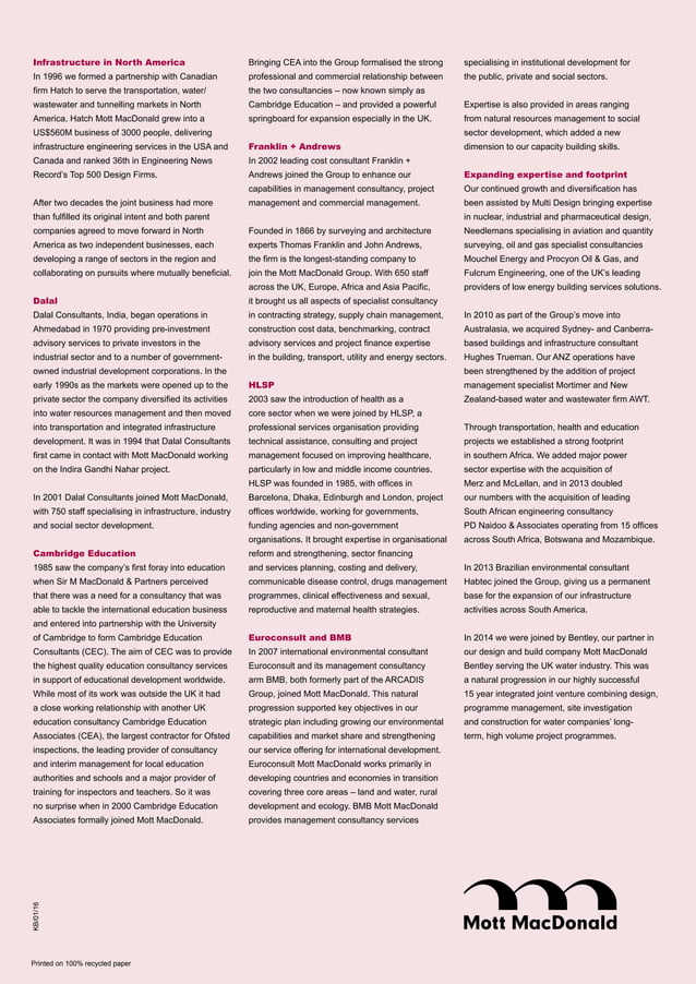 History of Mott MacDonald flyer_2016_lo | PDF