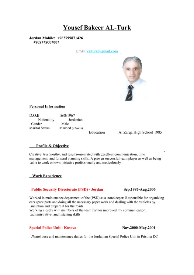 My CV ....-1 | DOC