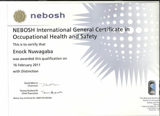 nebosh general | PDF