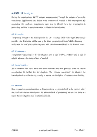Crime Club WIL Assessment- Essay | PDF