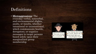Recognizing and Challenging Microaggressions | PPTX