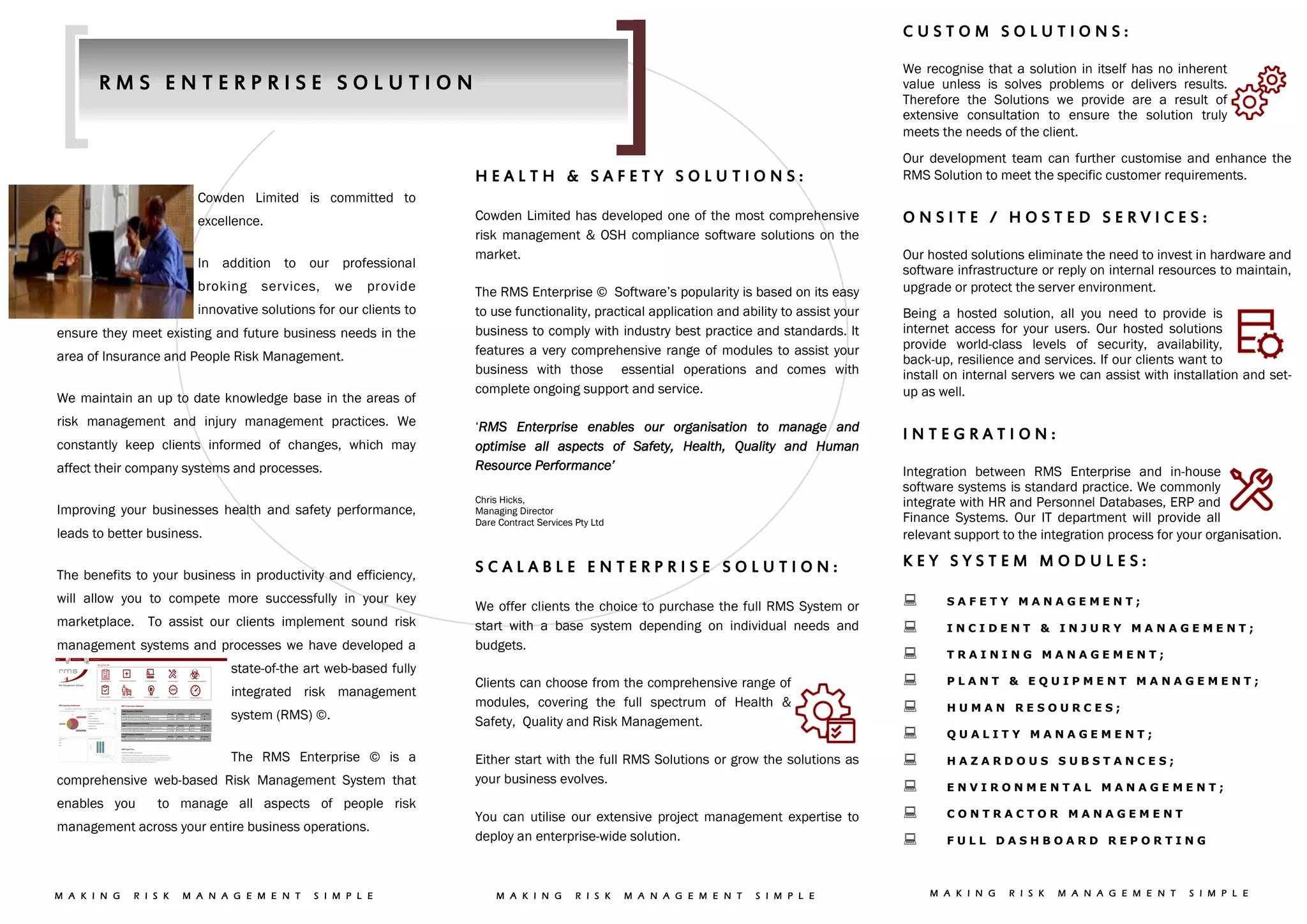 RMS Enterprise Solution | PPT