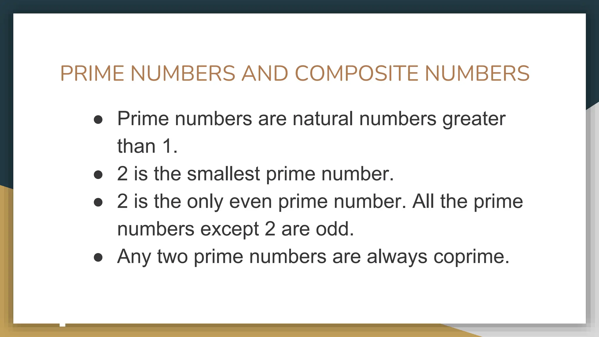 Presentation on Prime Numbers and Composite Numbers | PPTX