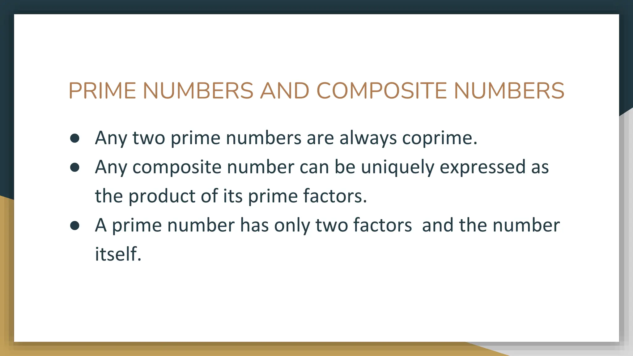 Presentation on Prime Numbers and Composite Numbers | PPTX