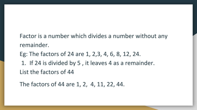 Presentation on Prime Numbers and Composite Numbers | PPTX