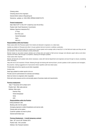 Debbie Heron cv 2015 | DOC