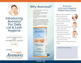 Avenova Patient Brochure | PPT
